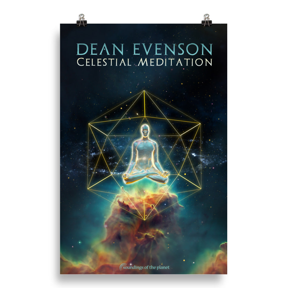 Collector's edition poster - CELESTIAL MEDITATION – Soundings of the Planet